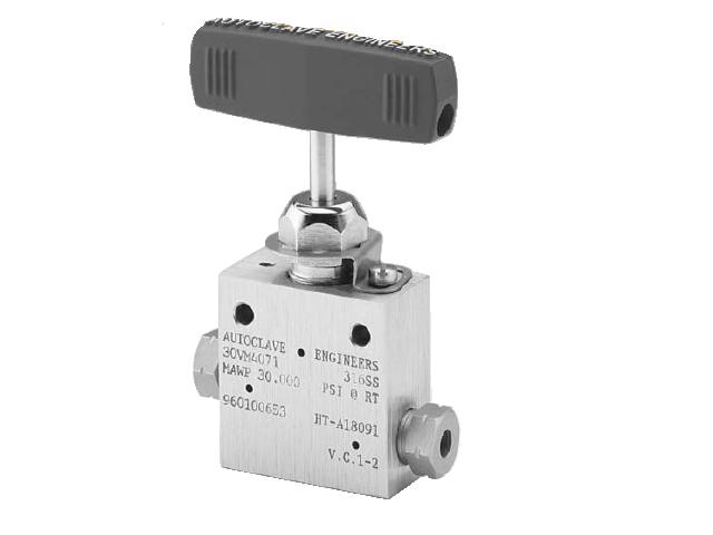 30VM Series High Pressure Needle Valves On Parker / Autoclave Engineers FCD